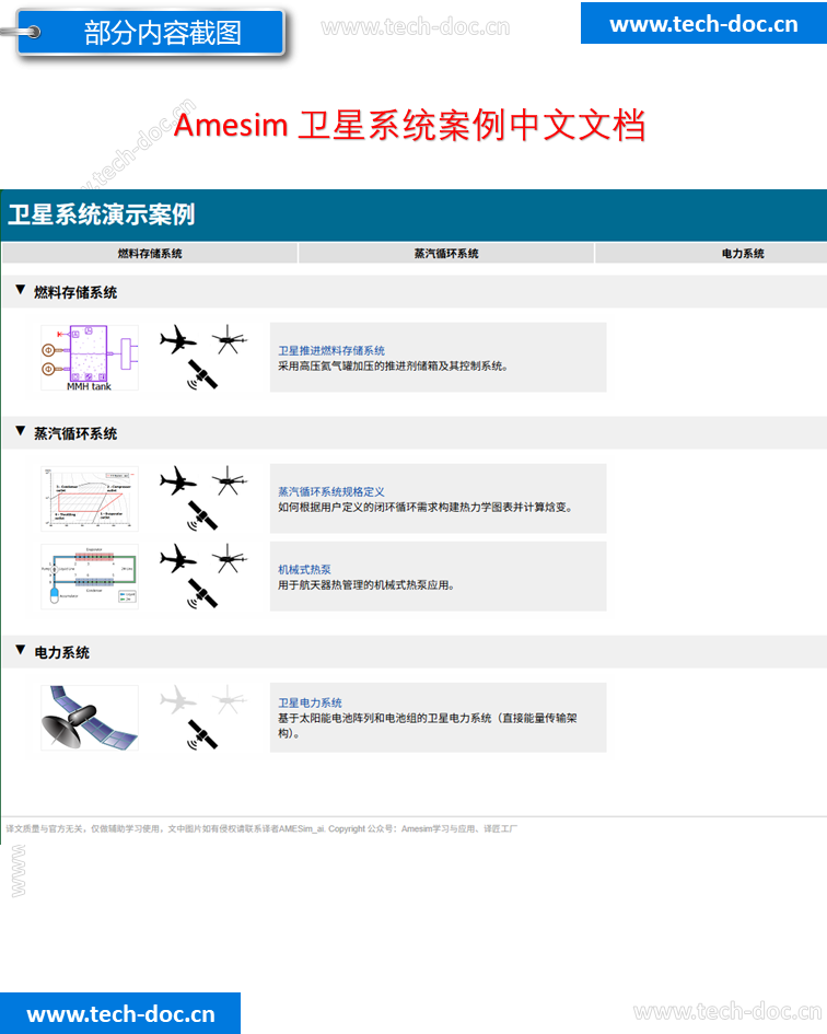Amesim 卫星系统案例中文文档 - Tech-Doc